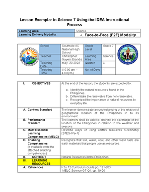 Pretest for s CE - SIP deped SIP deped - Master of Education ...