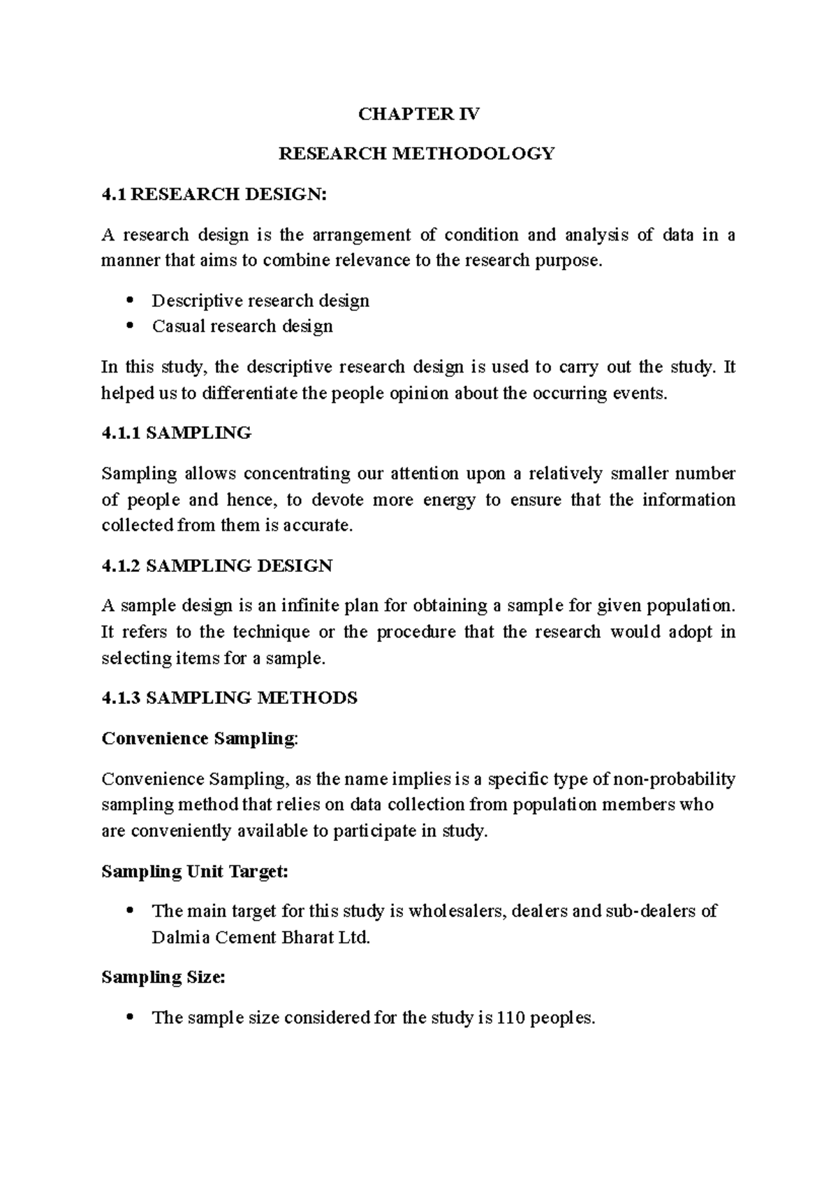 Final Data Analysis and interpretation - CHAPTER IV RESEARCH ...