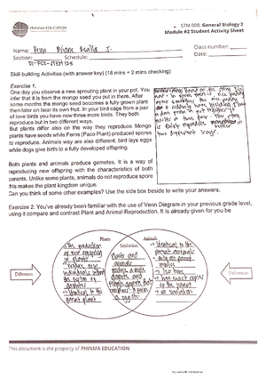 STM 007 - Module 1, C1-03 Revilla - Name: kenn Briane Revilla J Section Module 1 Introduction ...