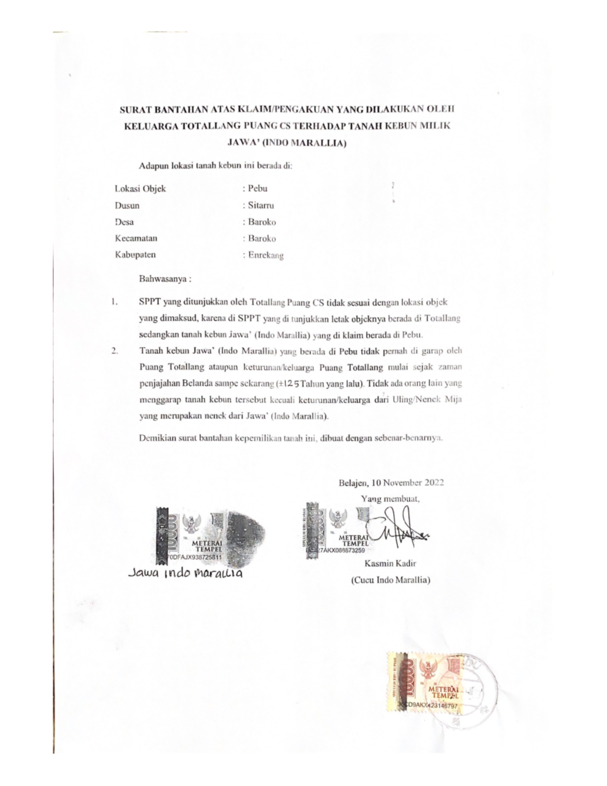 Surat Bantahan - abc - syasi ikhlami - Studocu