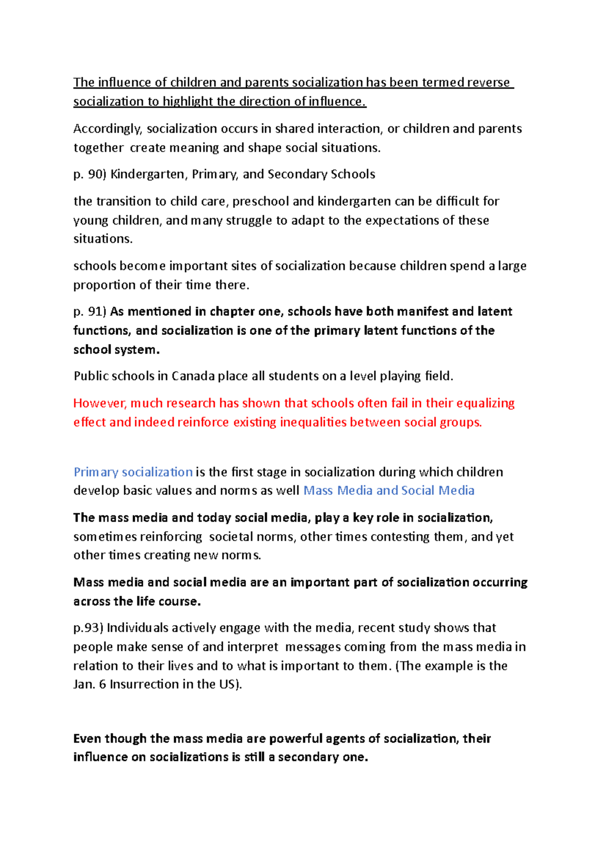 Social Roles - 100%helpfull - The influence of children and parents ...