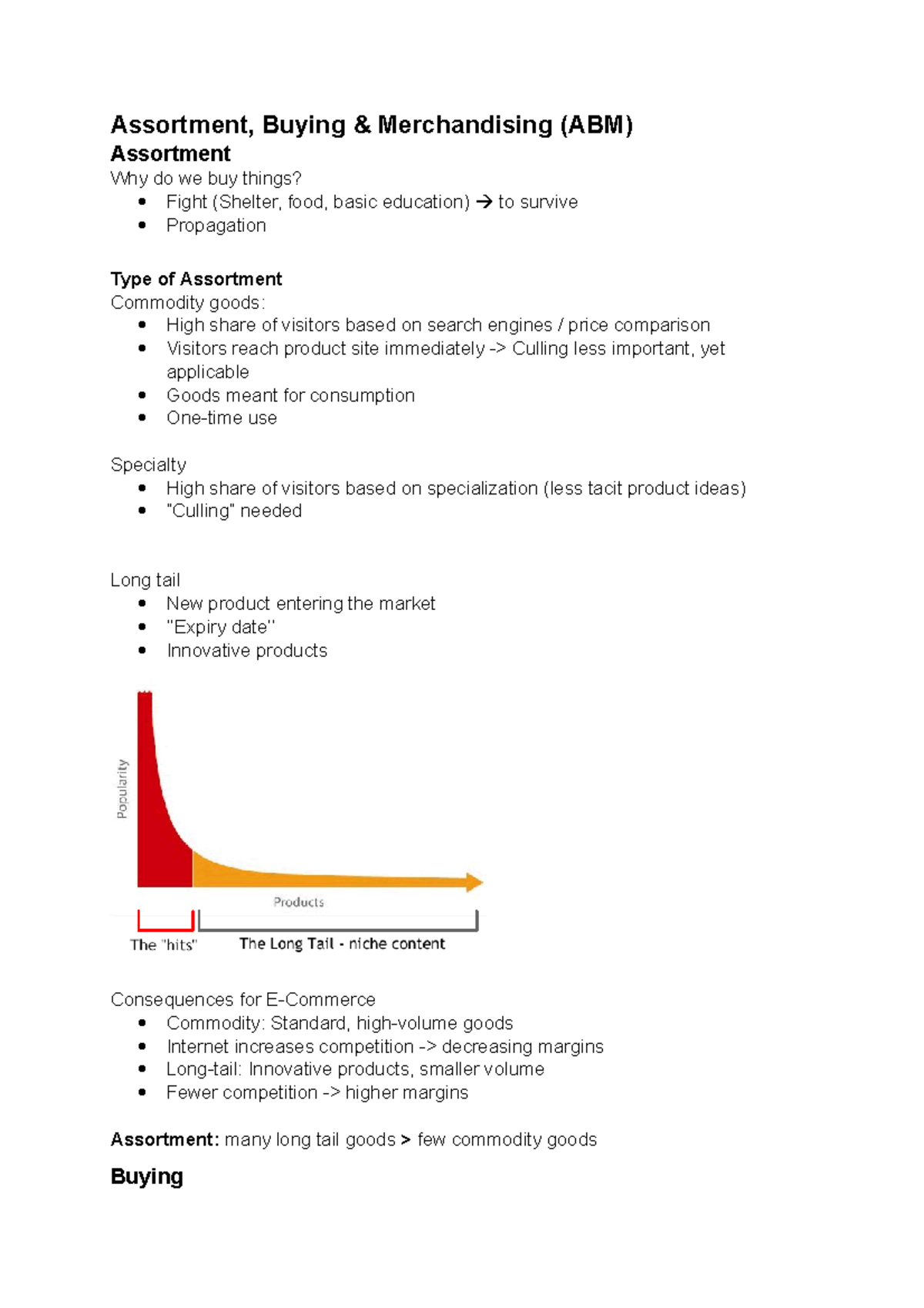 Assortiment, inkoop en merchandising - Assortment, Buying ...