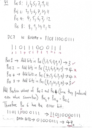 CS211 Wk 9 Tutorial Solution - computer organisation - Studocu