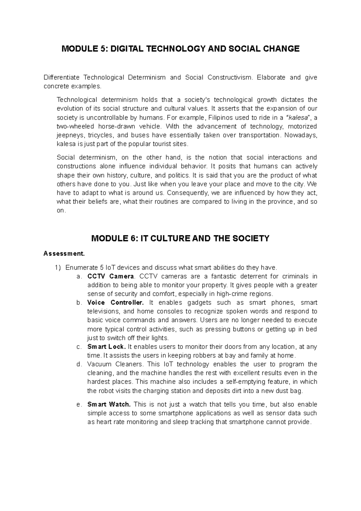 Module 5 AND 6 - Living in the IT Era - MODULE 5: DIGITAL TECHNOLOGY ...
