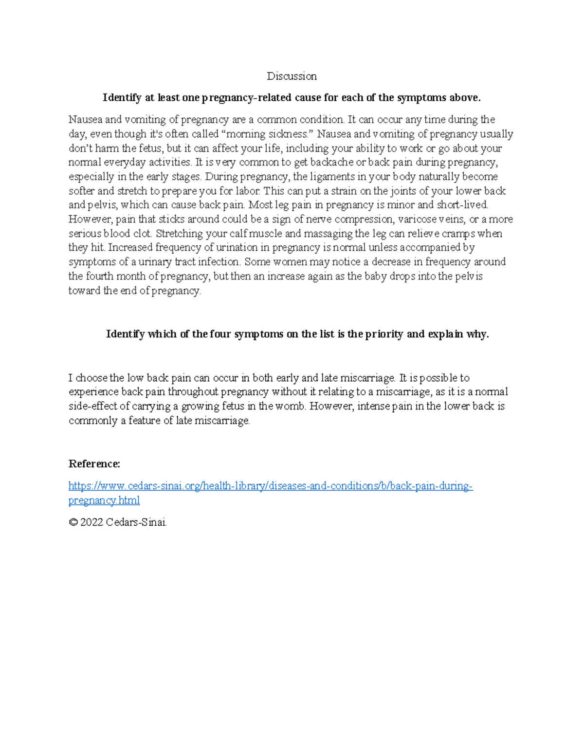 Discussion - is a assignment it can help you to pass the class ...