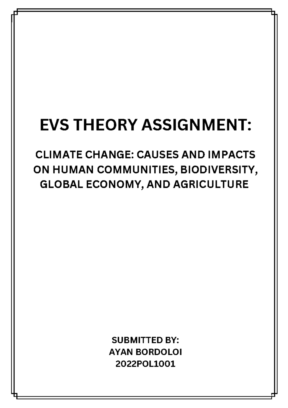 White and Black Minimalist Simple Page Border - B.A.(hons.) Philosophy ...