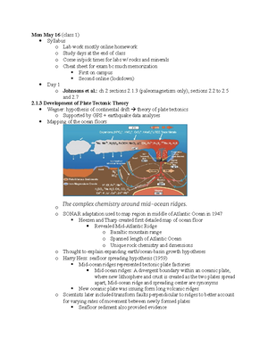 Physical Geology Notes - Wednesday, August 28, 2019 12:34 PM Geology ...