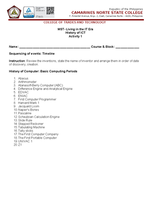 Computer Terminologies - Computer Terminologies COMPUTER: Common ...