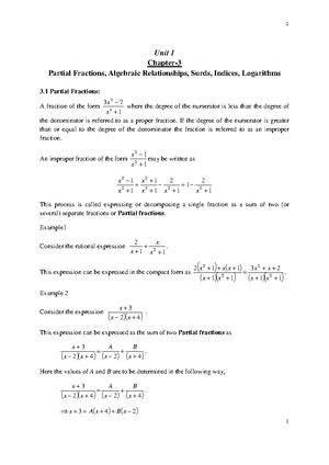 Unit 1 Chapter 1(Set theory ) - Unit- 1 Chapter 1 Set Theory This ...