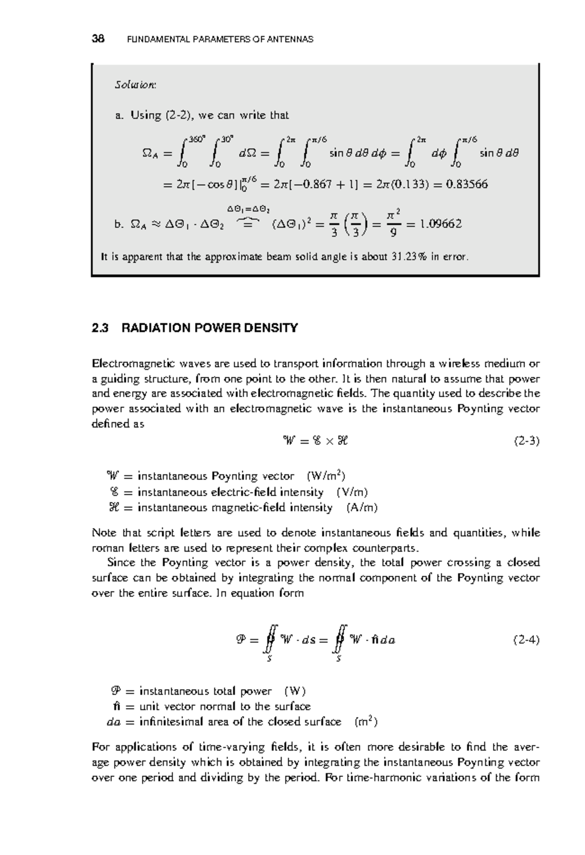 Antenna Theory - Analysis and Design-52-61 - 38 FUNDAMENTAL PARAMETERS ...