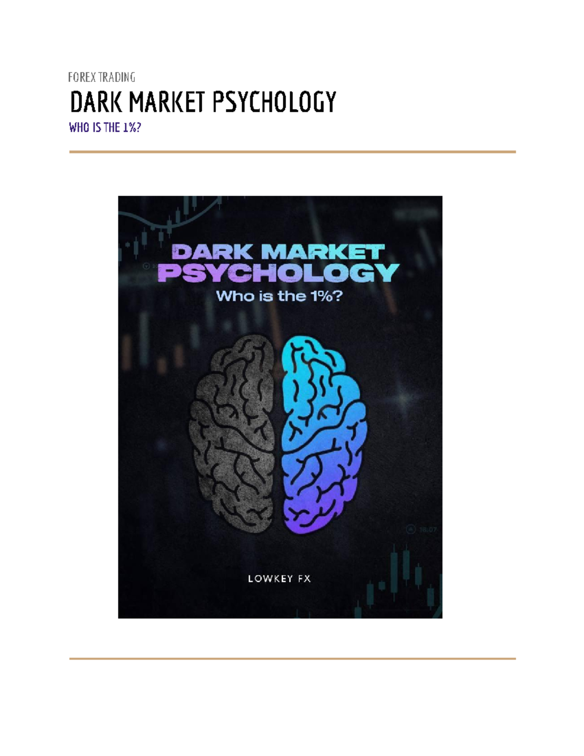 DARK Market Psychology - ####### FOREX TRADING DARK MARKET PSYCHOLOGY ...