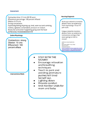 Newborn Case Study - ob/peds - RN OB CASE STUDY Maricruz Diaz-Boylan ...
