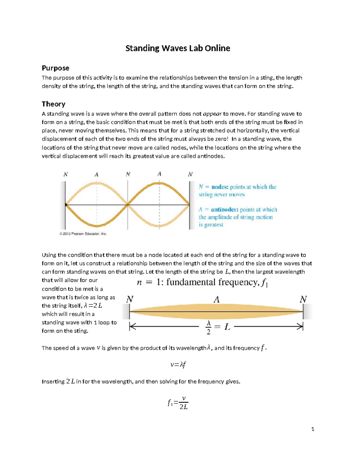 Fall2023 Standing Waves Lab Online-1 - Standing Waves Lab Online ...