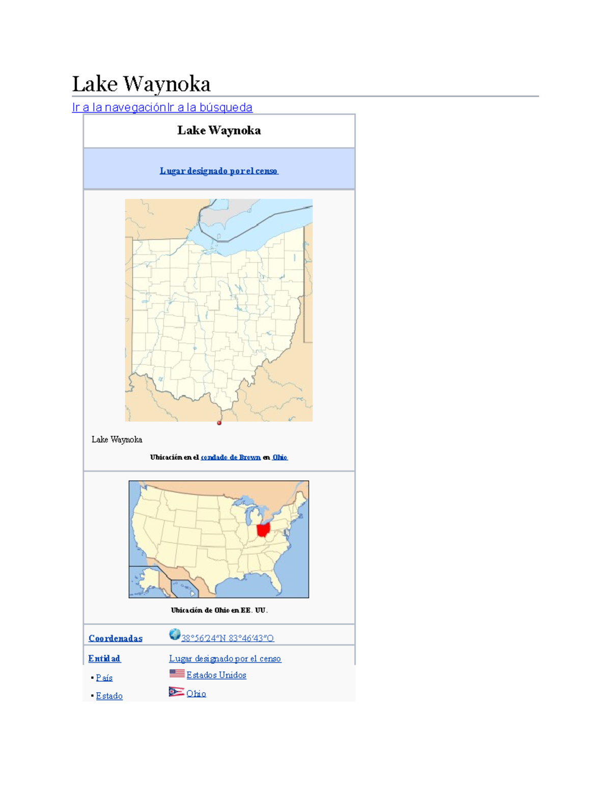 Lake Waynoka - la via de lake - Lake Waynoka Ir a la navegación Ir a la ...