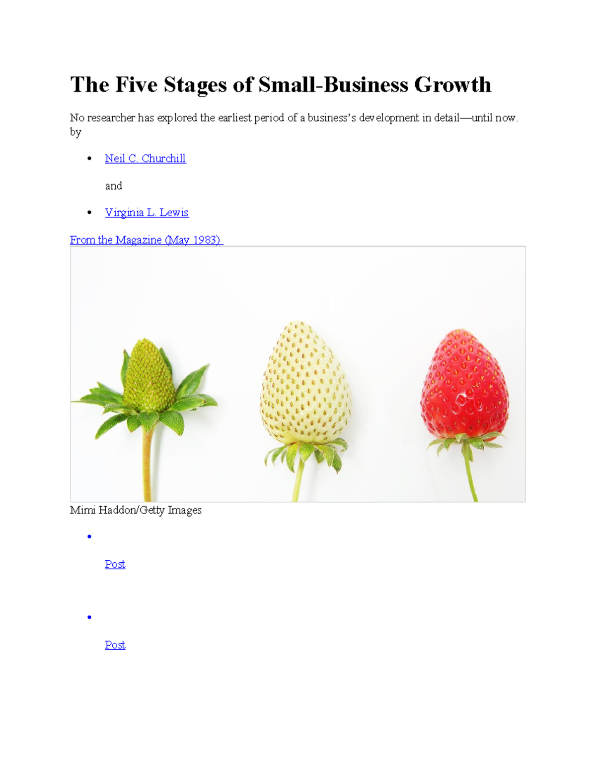 7 - VERY IMPORTANT - The Five Stages of Small-Business Growth No ...