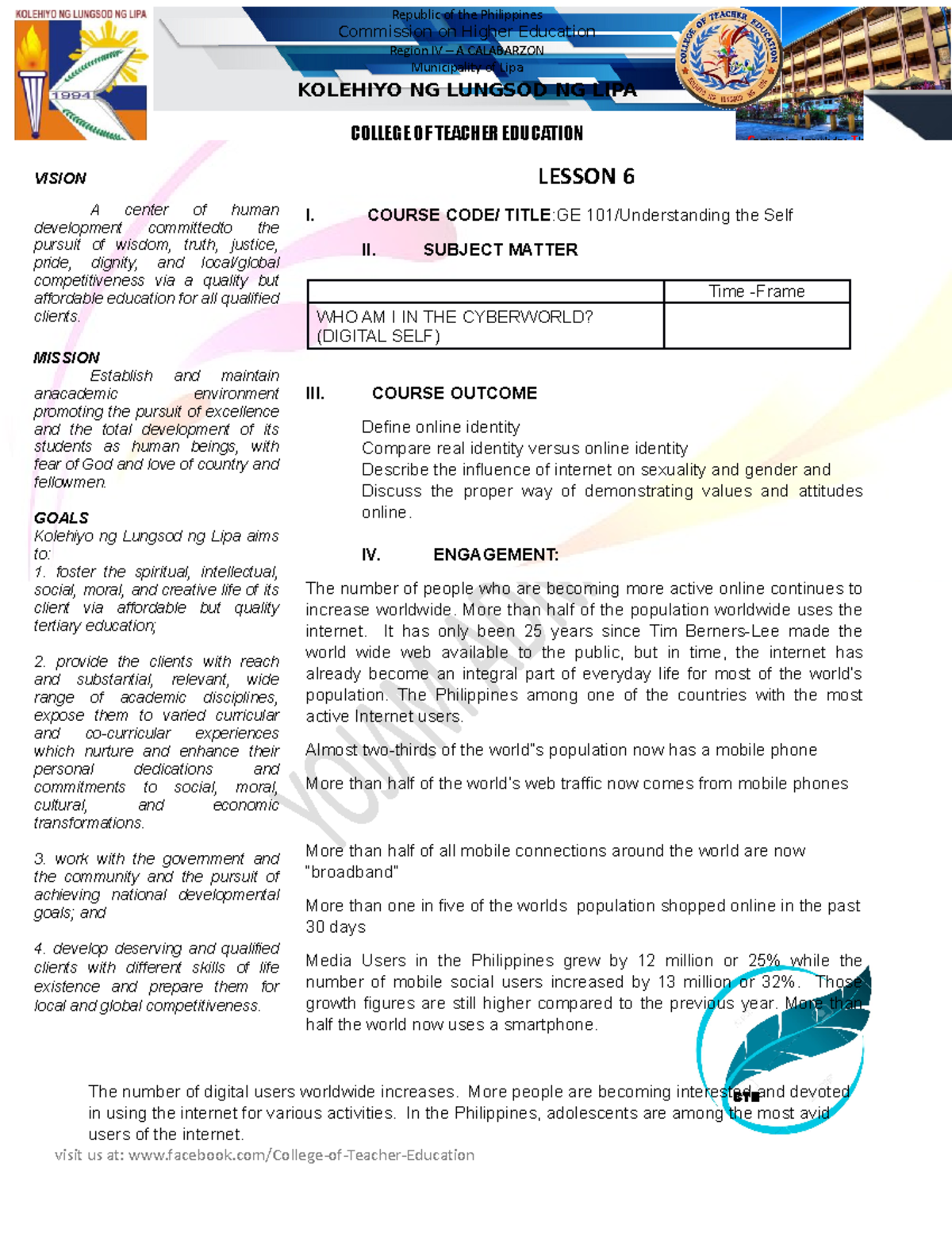 Module-6-Copy - Iiii - Captivating knowledge Through Education CTE ...