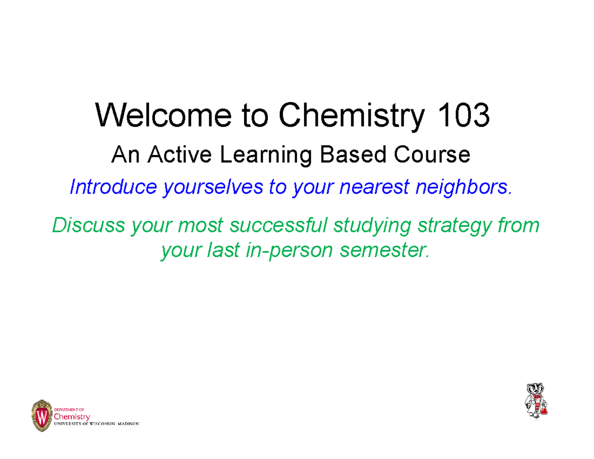 Module 1 Lecture Notes Lamont Welcome To Chemistry 103 An Active Learning Based Course 4559
