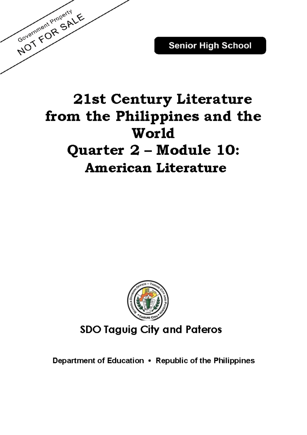 Comparative text analysis - 21st Century Literature from the ...