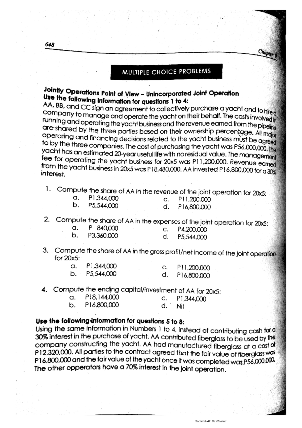 Joint arrangements for Accounting for Business - Accountancy - Studocu
