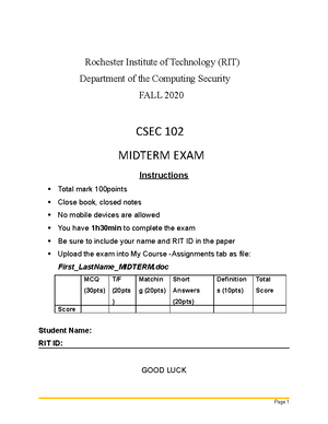 CSEC Assignment 1 - Article summary - Warning: TT: undefined function ...