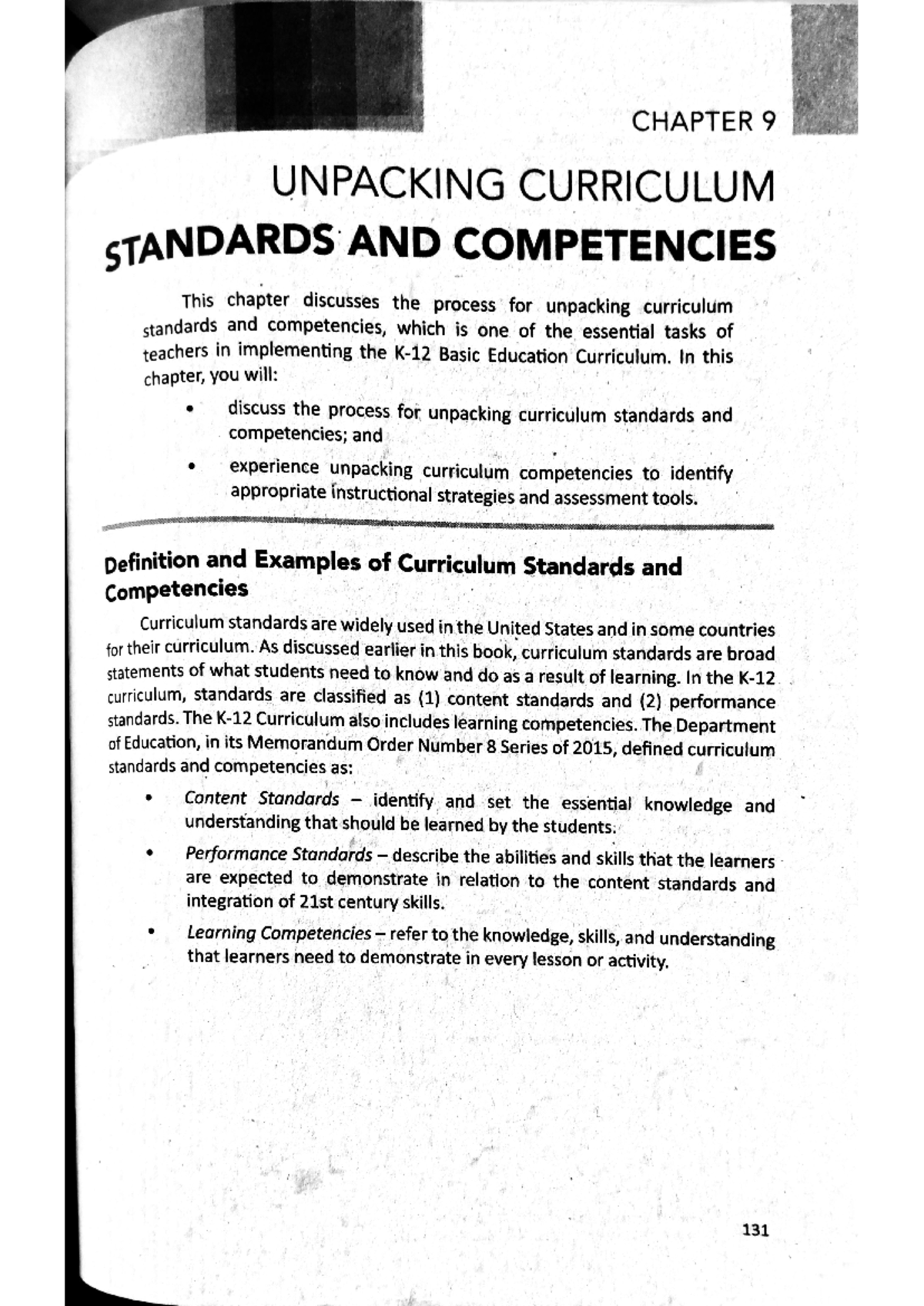 Lesson 9 -Unpacking-Curriculum Standards-and-Competencies - CHAPTER 9 ...