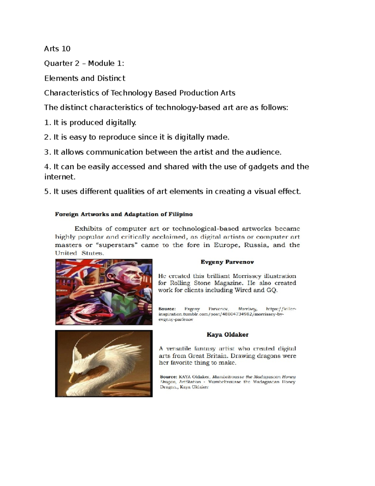 Arts-10-notes - The file is that has how to create digital arts,how it ...