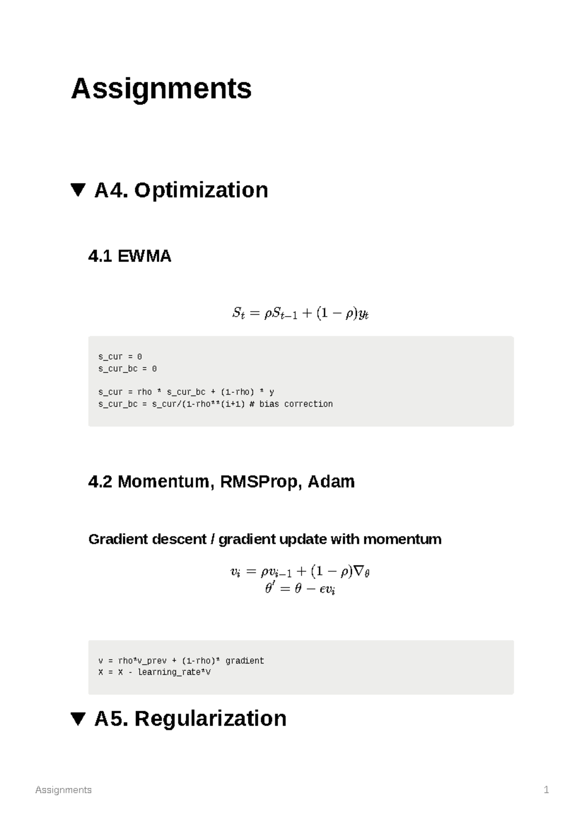 Cs4240-a4a8 - Assignment summary (exam part) a4, a5, a6, a7, a8 ...