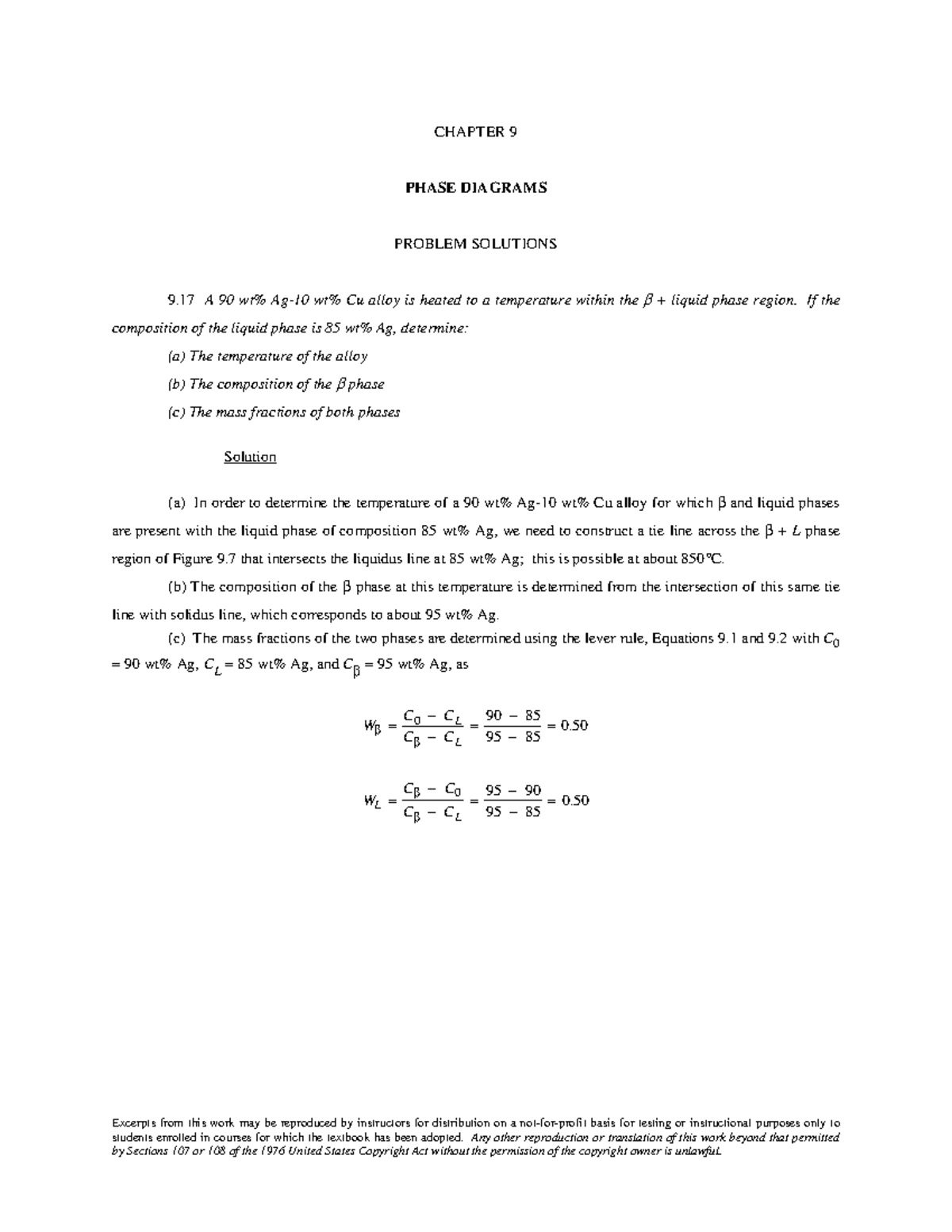 Callister Chapter 9 Solutions Manual Supplement II For 10th Edition ...