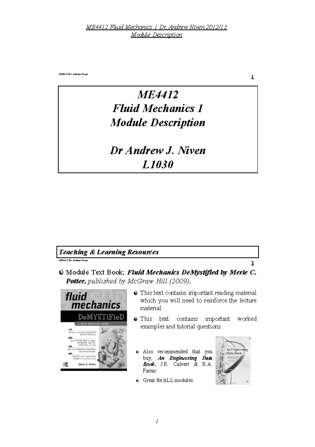 00+ME4412+Module+Description+Handout+13-14 - Module Description ME4412 ...