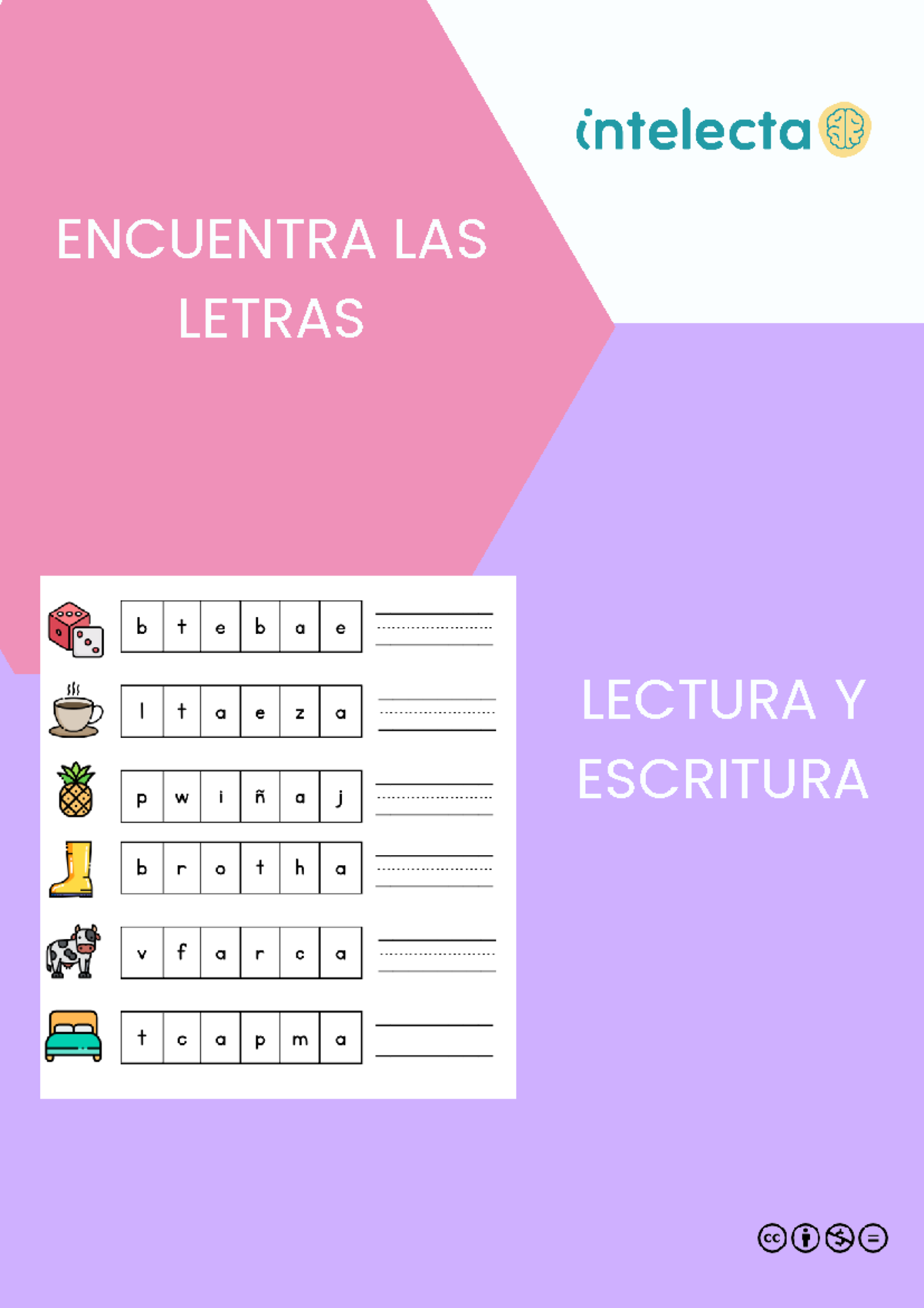 Palabras - ENCUENTRA LAS LETRAS LECTURA Y ESCRITURA Material creado ...