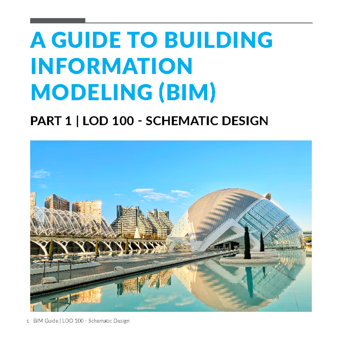 BIM Guide - LOD 100 - Schematic Design - 1 BIM Guide | LOD 100 ...