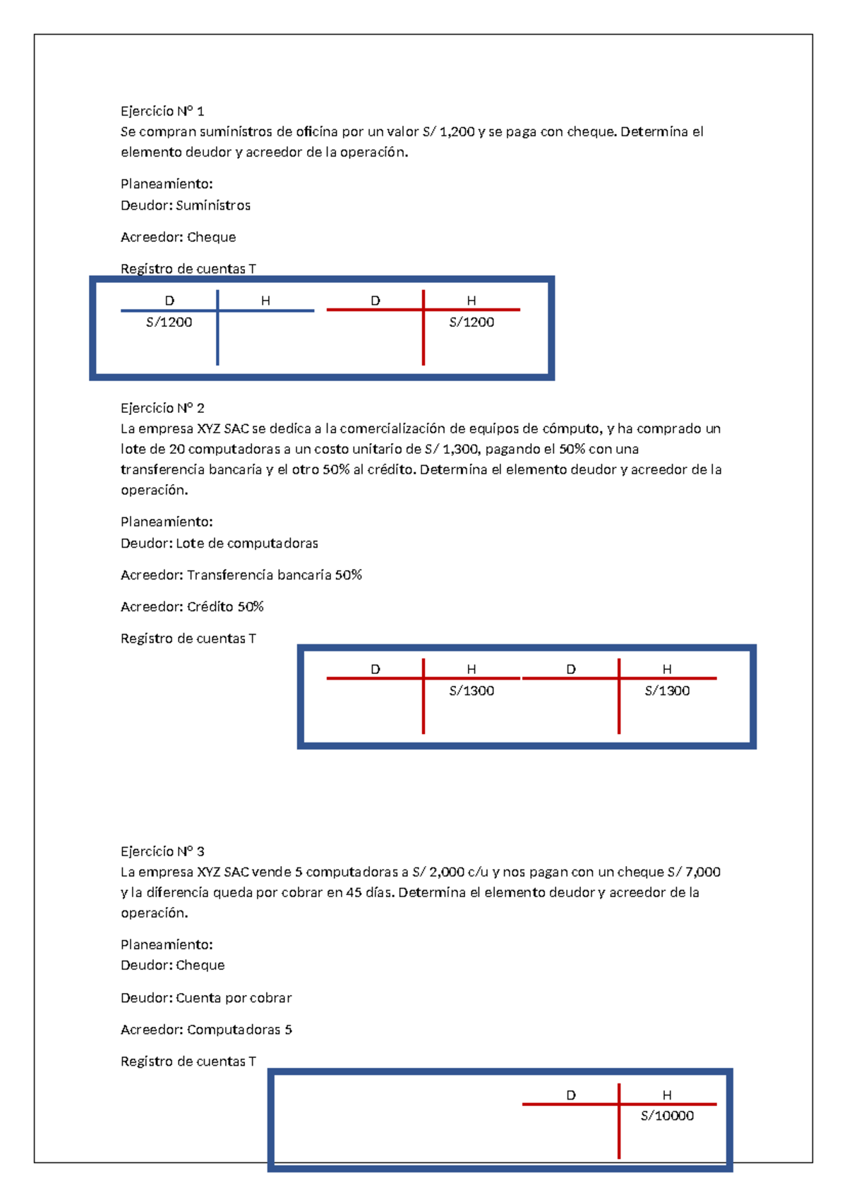Ejercicios de ecuación - Ejercicio N° 1 Se compran suministros de ...
