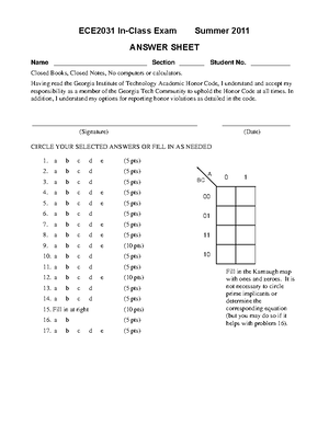 Spring 2010 Solution - Practice Tests - ECE 2031 - Studocu
