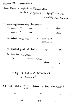 Practice Problem Set 8 - MATH 124 - Practice Problem Set Solve the following indefinite ...