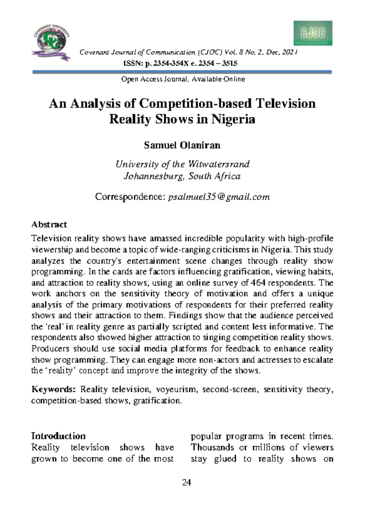 An+Analysis+of+Competition-based+Television+Reality+Shows+in+Nigeria ...