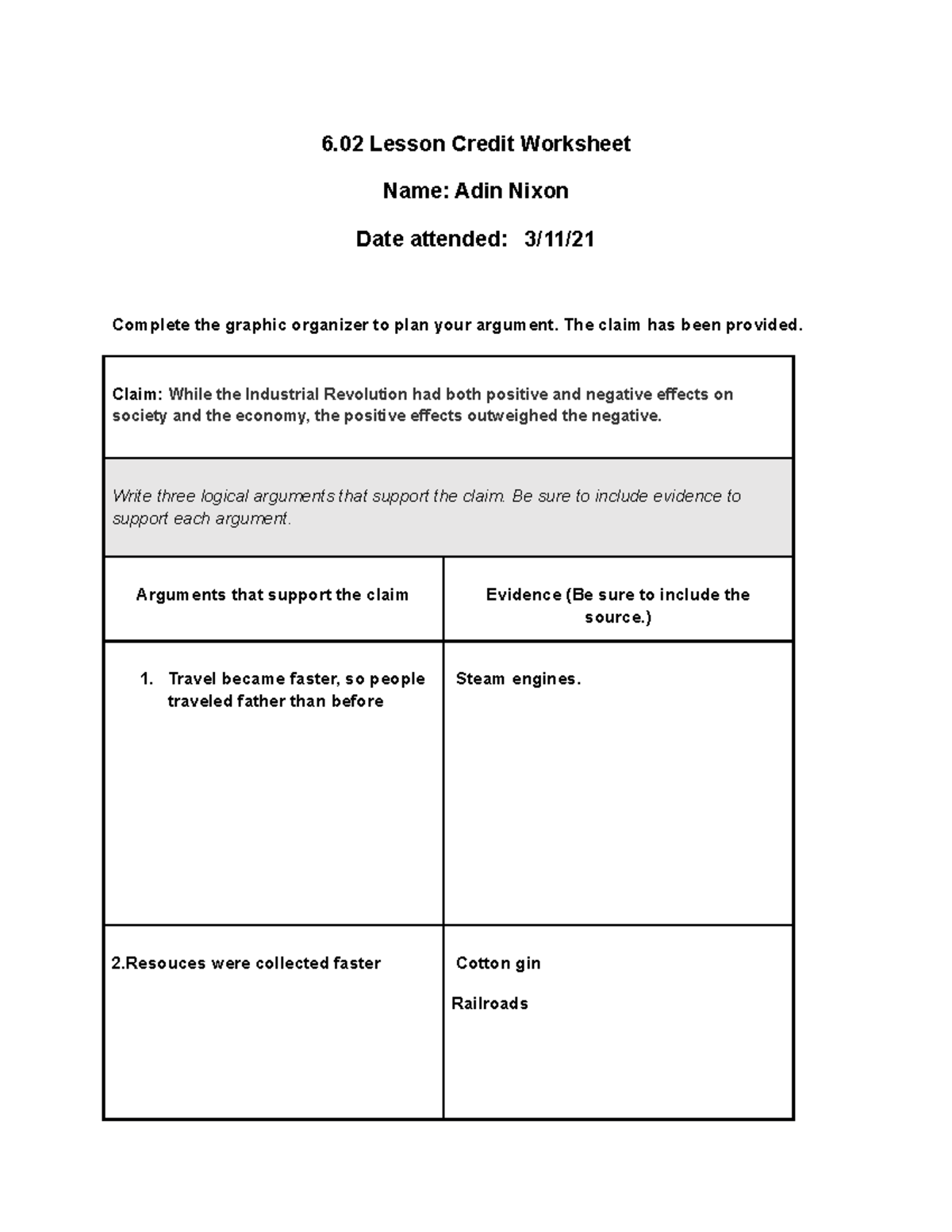 602 LC - q11111111111111111111111111111111111 - 6 Lesson Credit ...