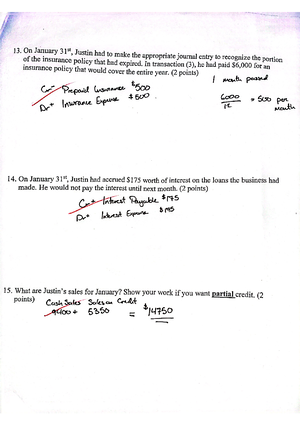 Final Exam Practice Exam - Introduction to Financial Accounting ...