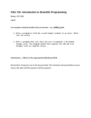 [Solved] What is a qualitative variable A variable that is numeric A - Computer Science II (CSCE ...