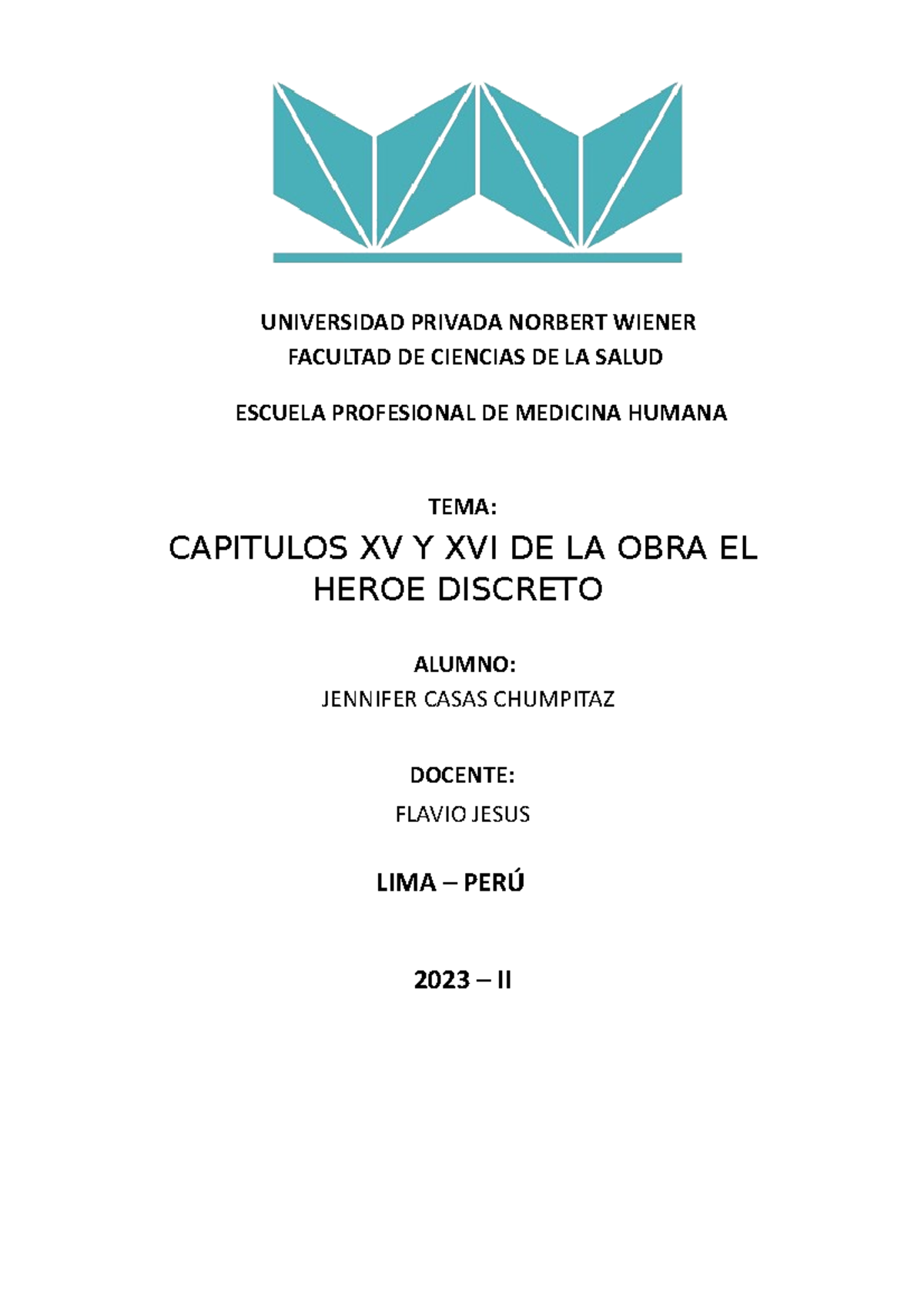 Universidad Privada Norbert Wiene Redaccion - UNIVERSIDAD PRIVADA ...