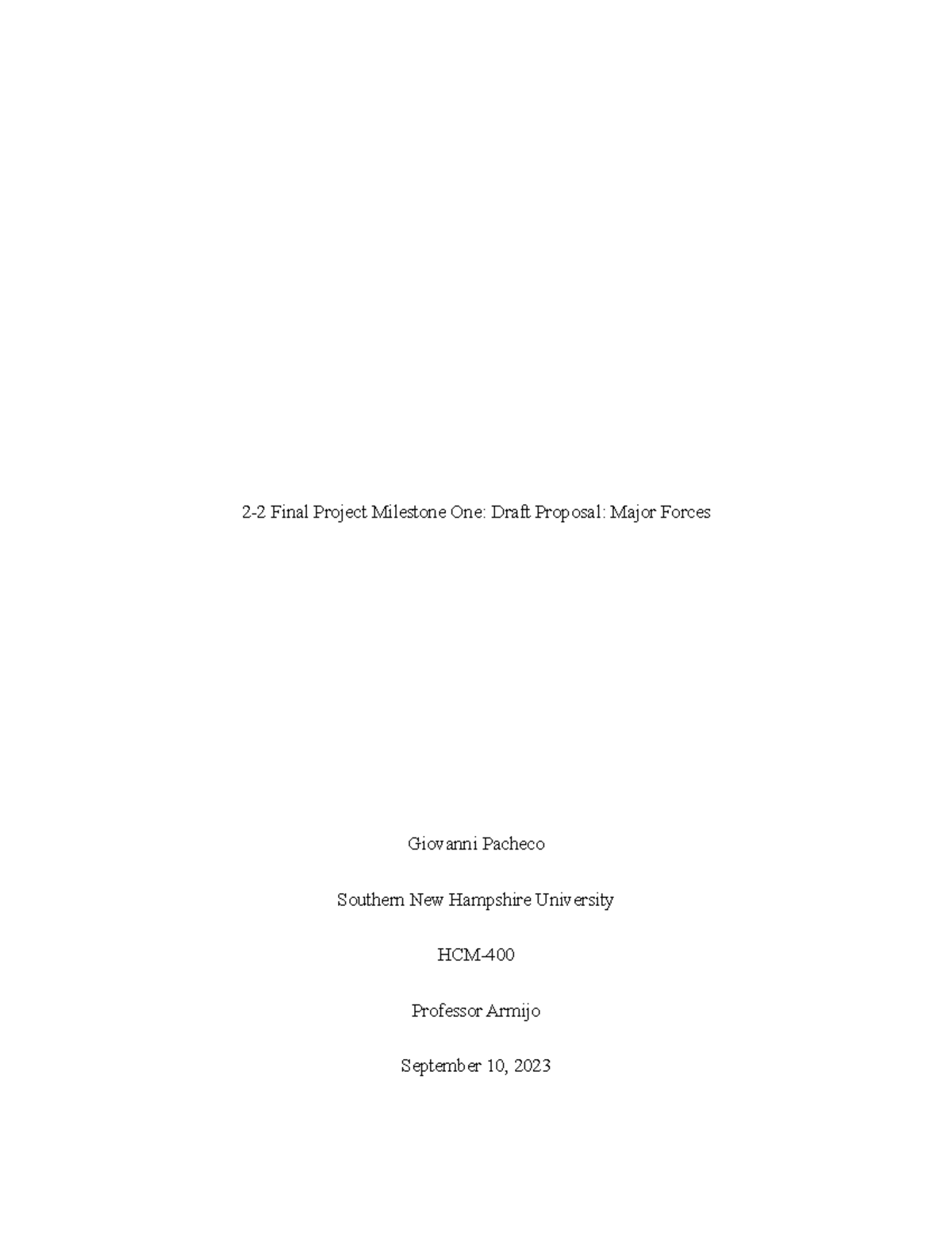 Milestone One-FD - 2-2 Final Project Milestone One: Draft Proposal ...