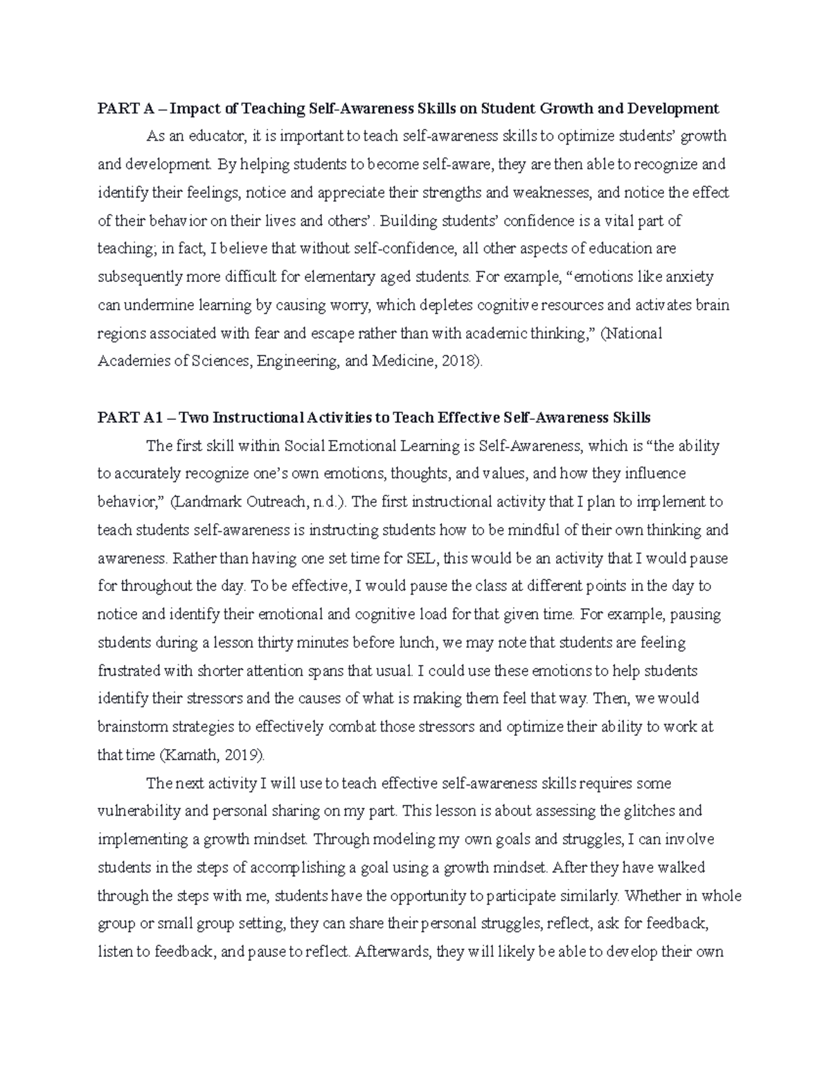 D186 - Task 4 - Learning as a Science D186 Task 4 - PART A – Impact of ...