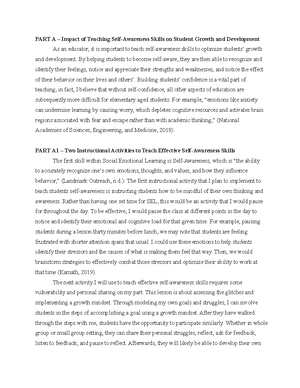 Task 1 Creating a Supportive Learning Environment - A. Describe how you ...