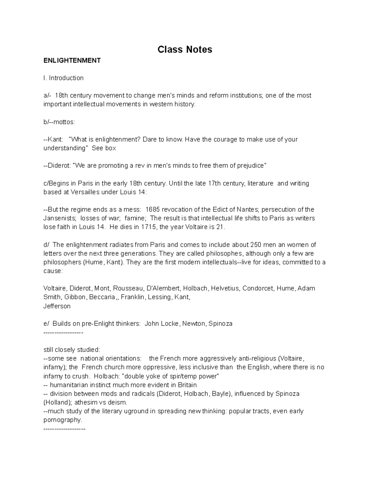 Understanding Historical Change Notes and Study Guides - Class Notes ...