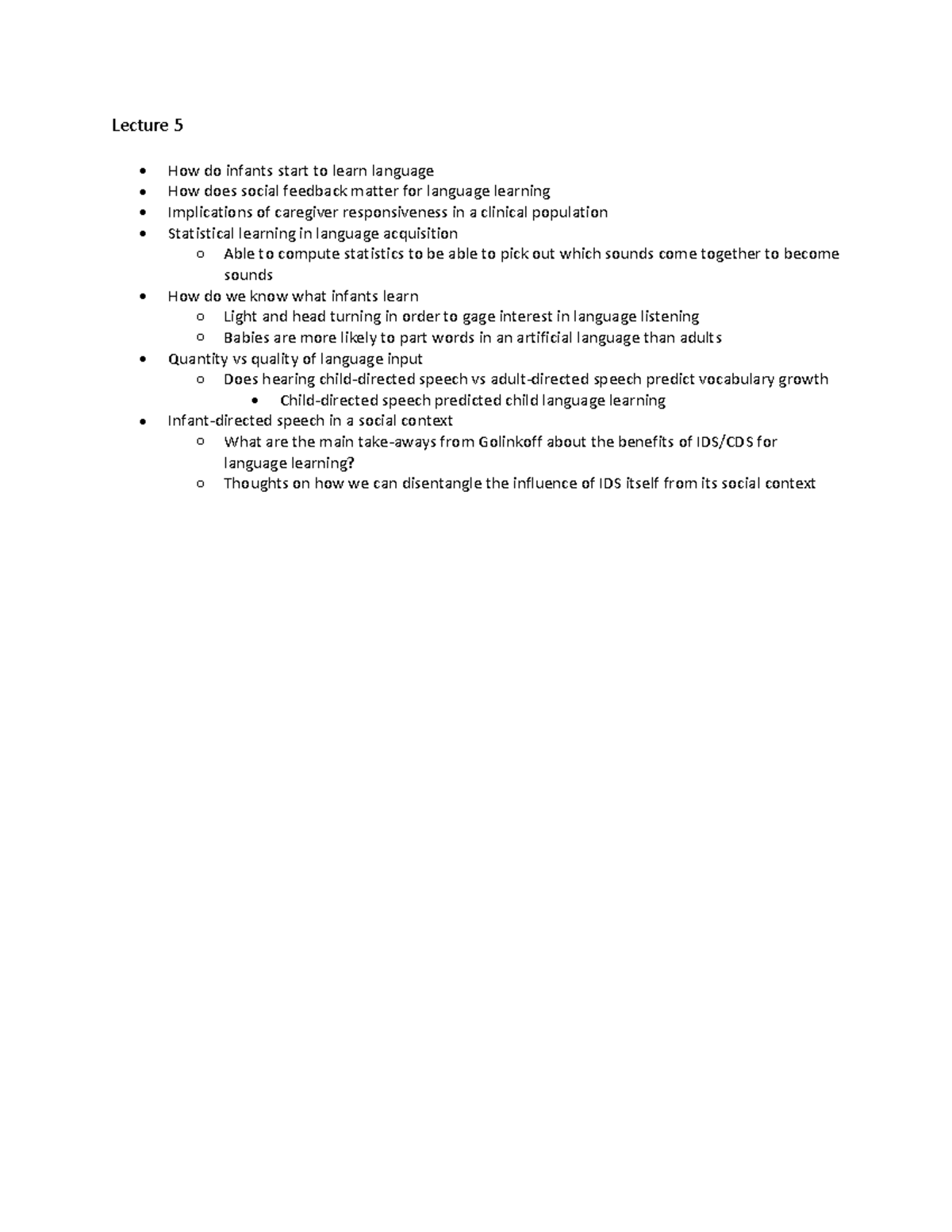 Lecture 5 - The First Five Years: Parenting and the Developing Mind ...