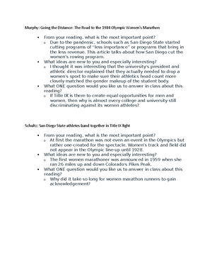 Article 3 - From Ritual to Record From your reading, what is the most ...