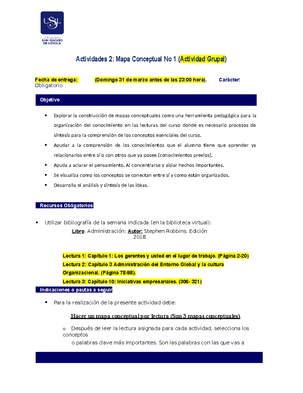 Actividad 2 Mapa Conceptual No 1 lecturas de la semana 1,2 y 3 - Actividades 2: Mapa Conceptual ...