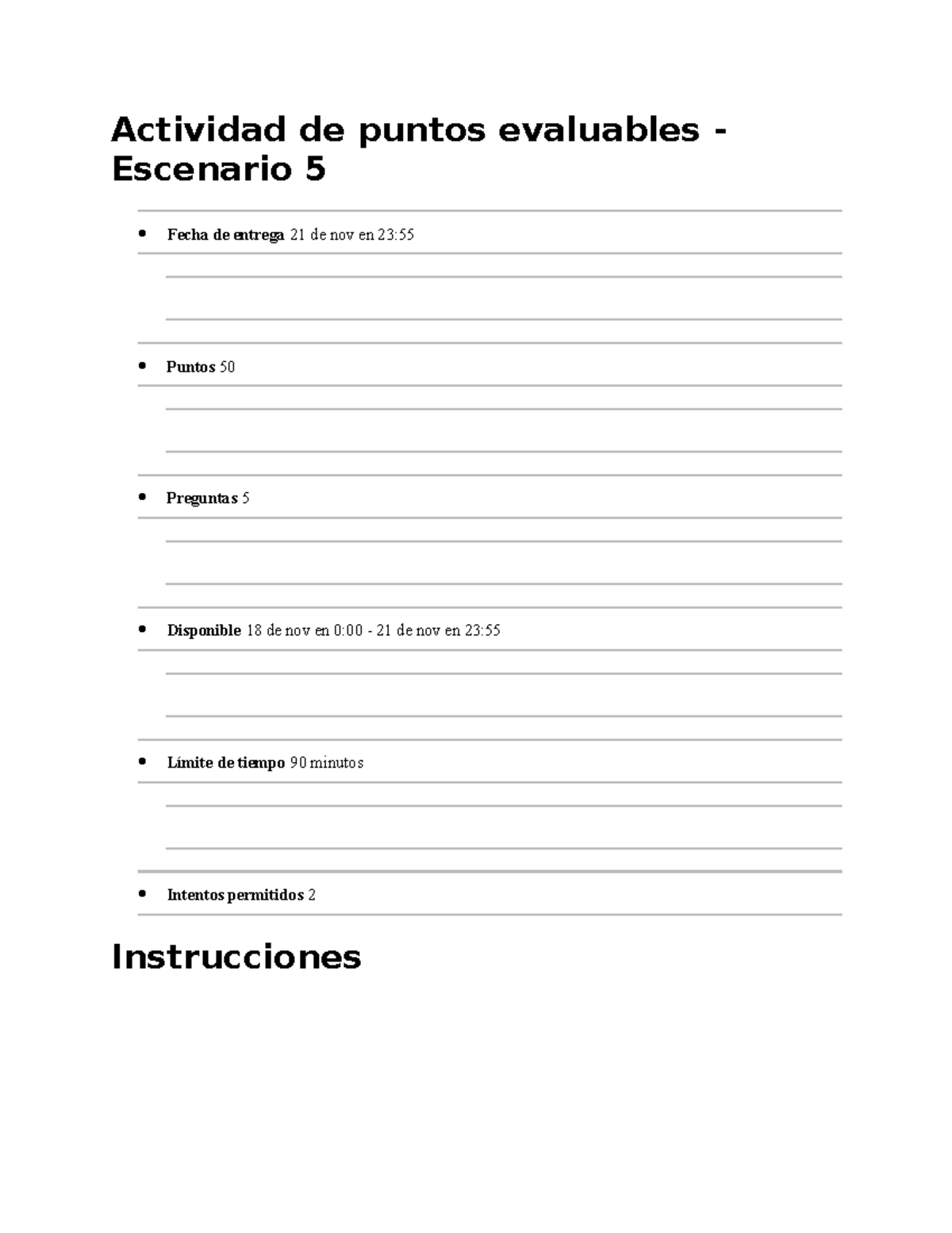 Actividad DE Puntos Evaluables Escenario 5 - Actividad de puntos evaluables - Escenario 5 Fecha ...