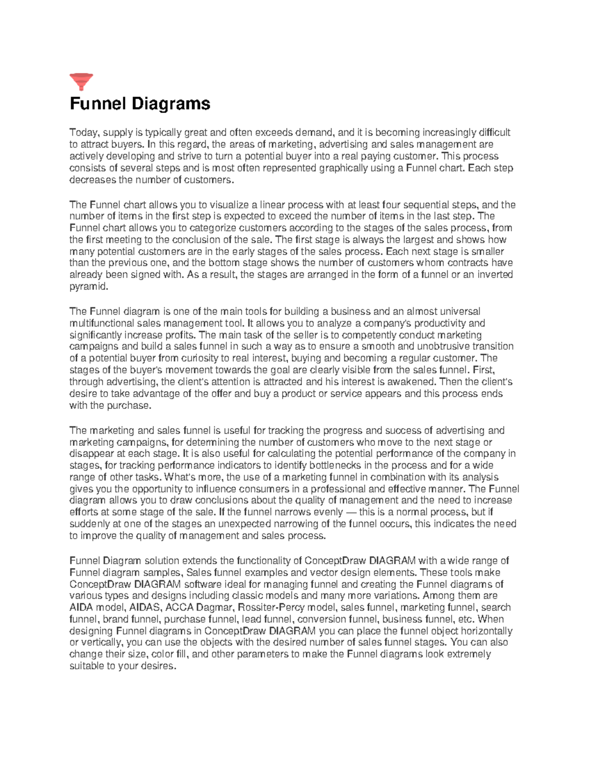 Funnel Diagram Generator at Janice Reed blog