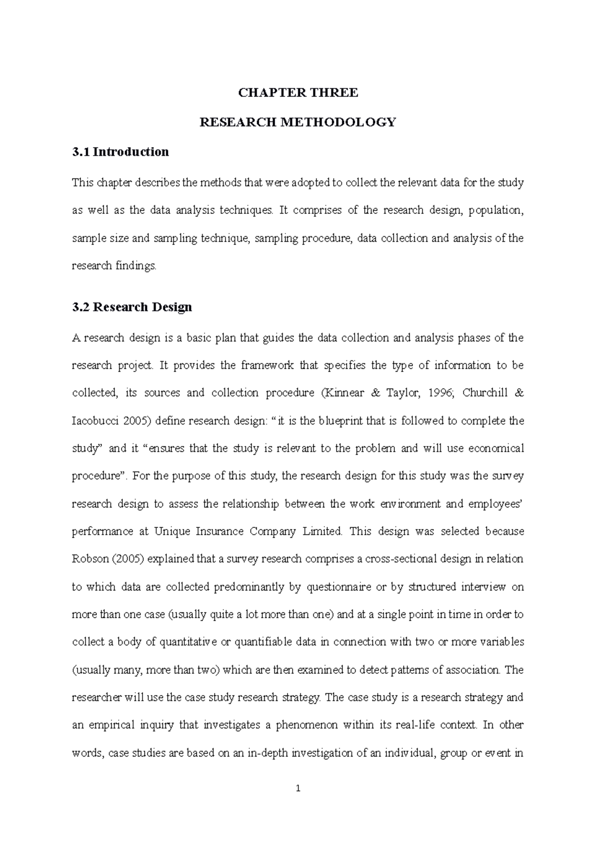 Chapter three Final - Methodology - CHAPTER THREE RESEARCH METHODOLOGY ...