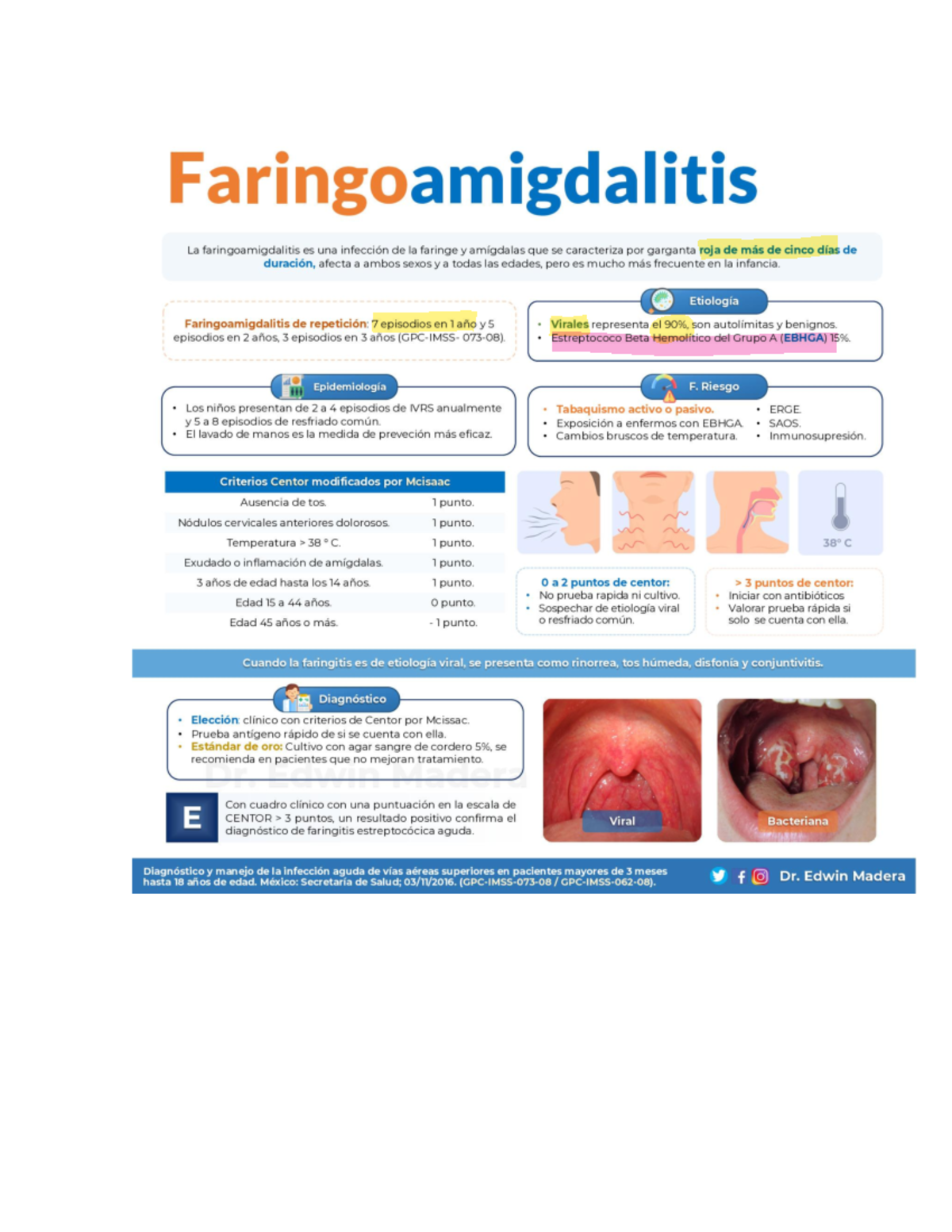 Faringoamigdalitis - dtrbfd - Faringoamigdalitis La faringoamigdalitis ...